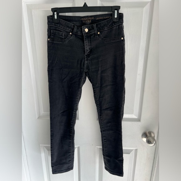 Jennifer Lopez | Pants & Jumpsuits | J Lo Black Stretchy Capri | Poshmark